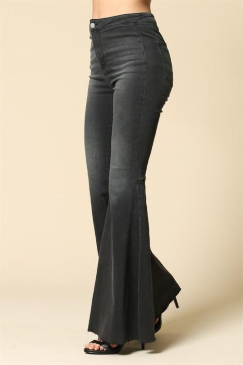 SUPER FLARED BELL BOTTOM JEANS – Arelia's Dream